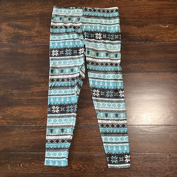 French Laundry | Bottoms | French Laundry Blue Black White Leggings ...